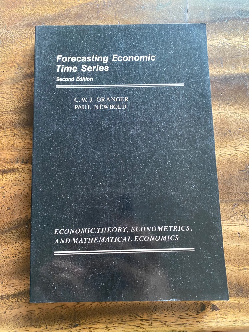 Forecasting Economic Time Series, Hobbies & Toys, Books & Magazines ...