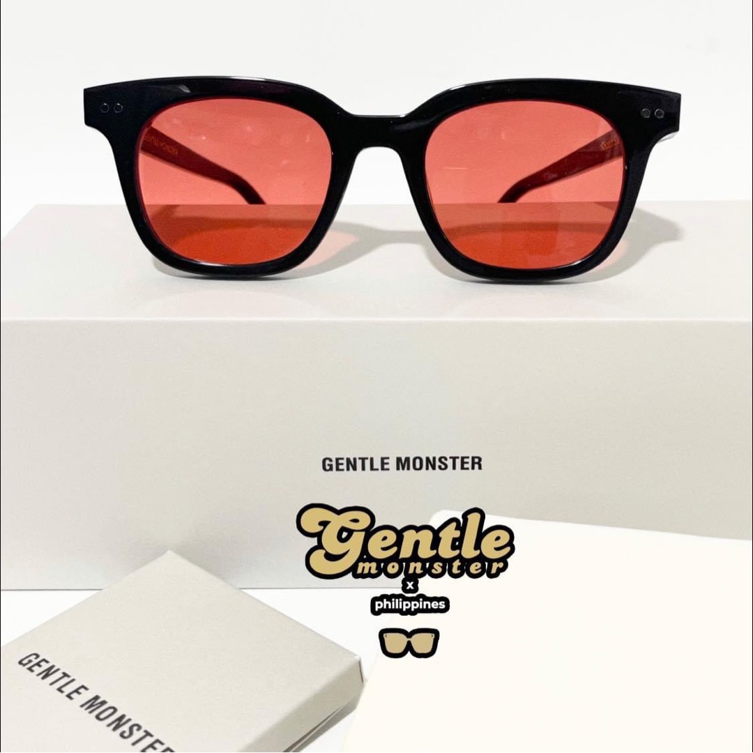 Gentle Monster South Side 01(Red) Sunglass, Men's Fashion, Watches ...