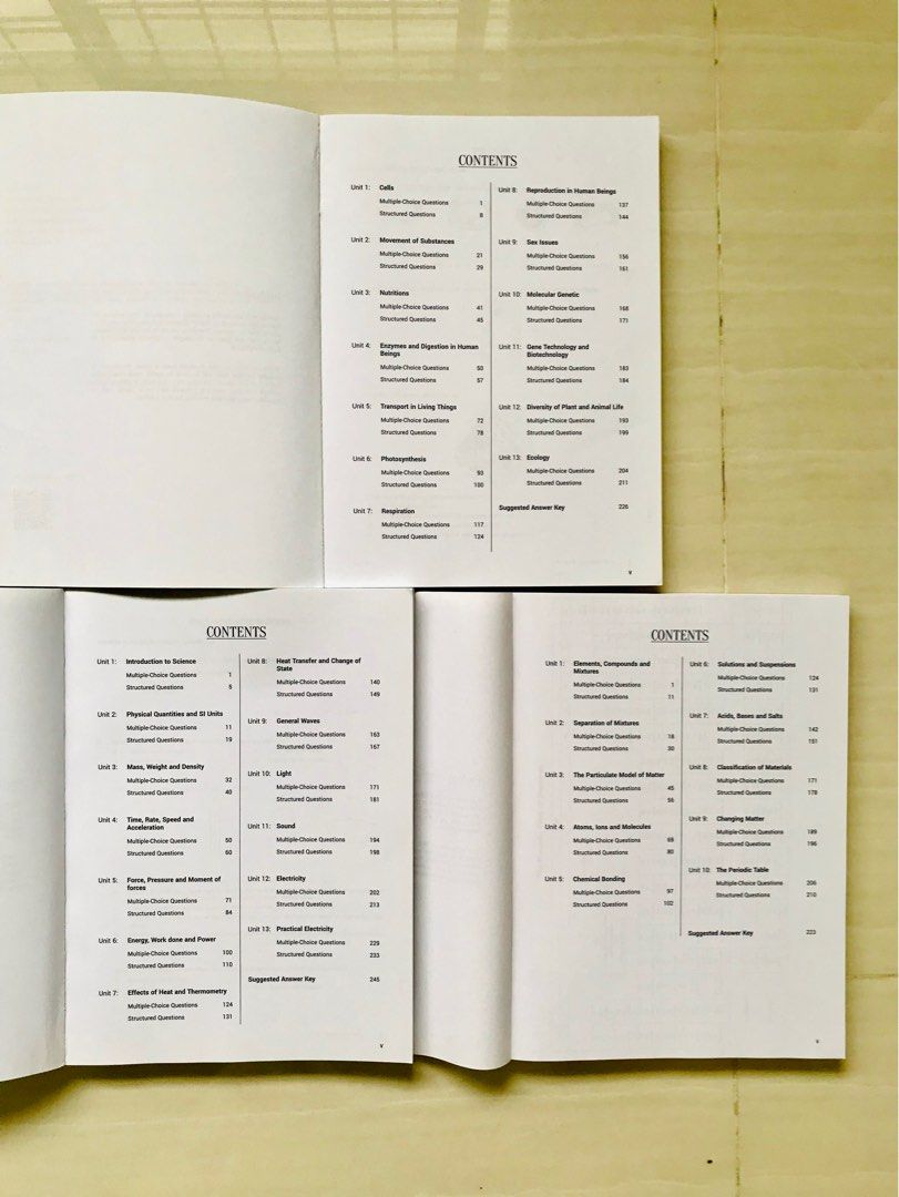 GLM Lower Secondary Integrated Science - Biology, Physics, Chemistry ...
