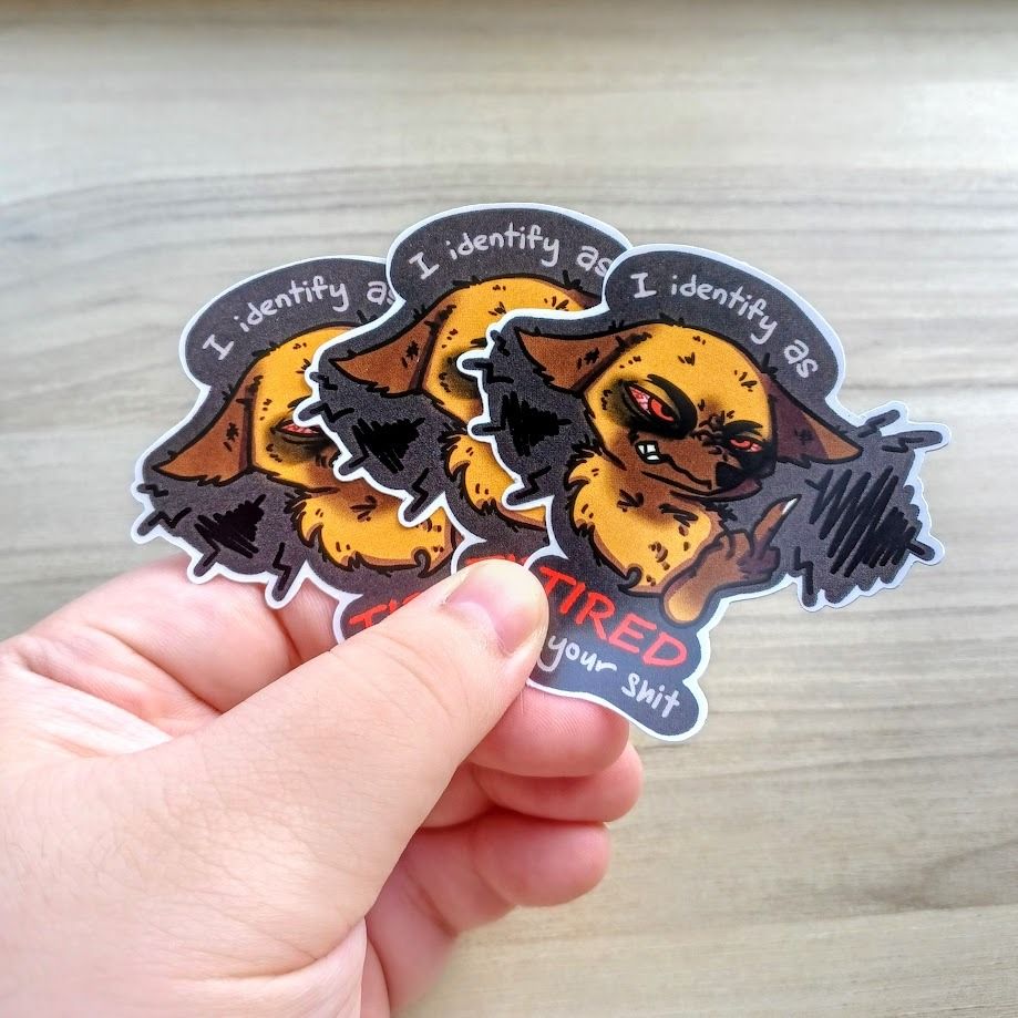 Glossy Paper Stickers (5cmx5cm) | CONTAINS SLIGHT PROFANITY, Hobbies ...