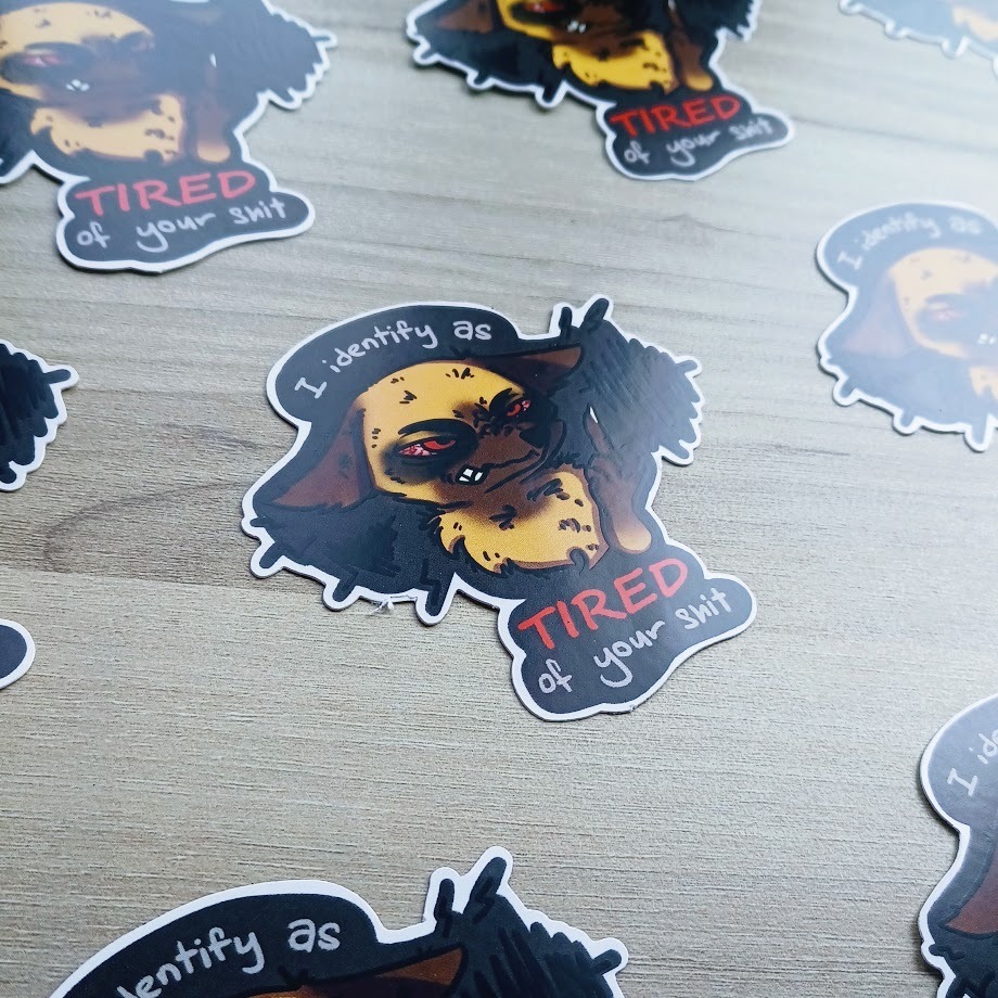 Glossy Paper Stickers (5cmx5cm) | CONTAINS SLIGHT PROFANITY, Hobbies ...