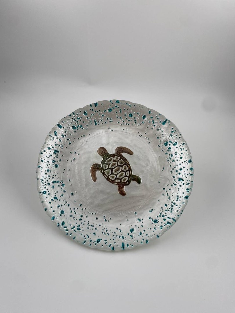 Golden Turtle Plate, Furniture & Home Living, Kitchenware & Tableware ...
