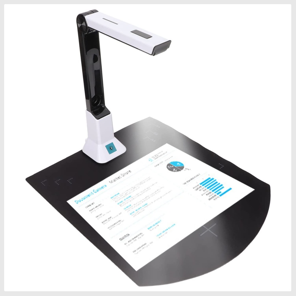 GOWENIC Document Scanner Camera, 8 Million Pixels HD A4 Auto Focusing ...