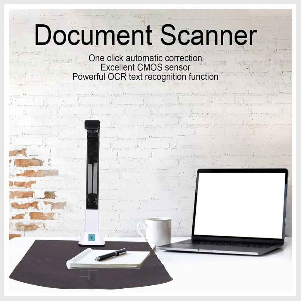 GOWENIC Document Scanner Camera, 8 Million Pixels HD A4 Auto Focusing ...