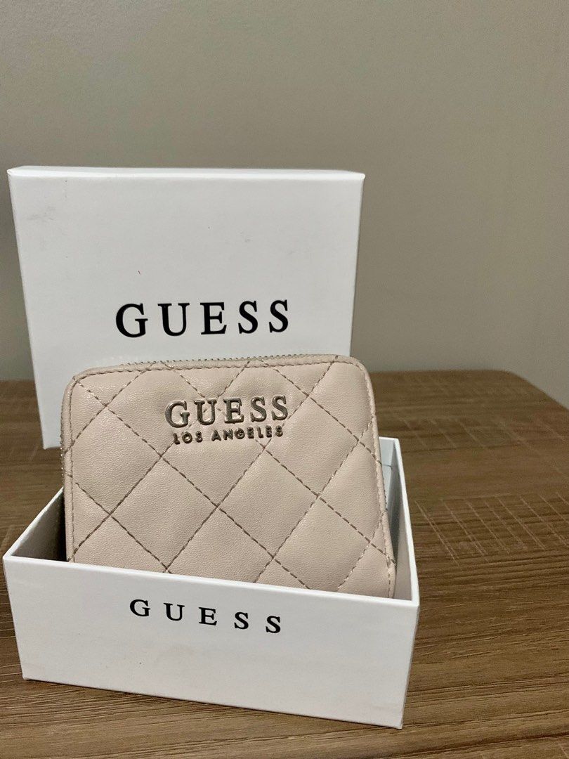 Guess Wallet ORIGINAL - Pink, Fesyen Wanita, Tas & Dompet di Carousell