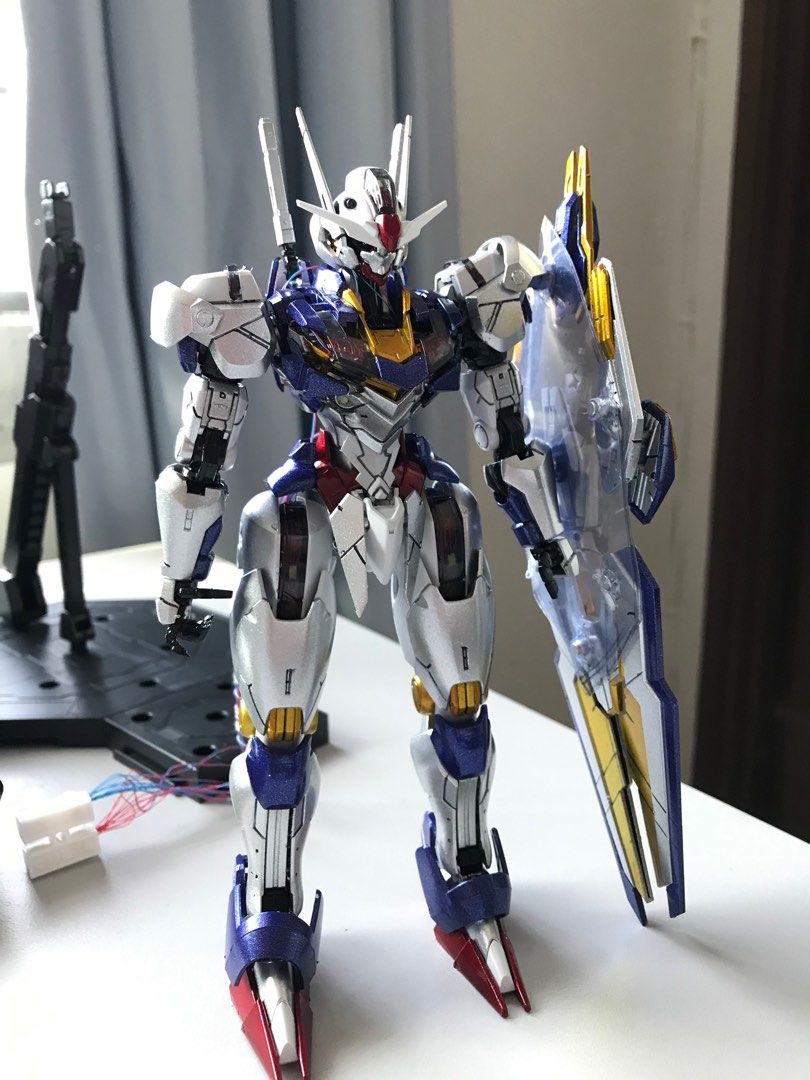 Gundam aerial bandai (custom color and led), Hobbies & Toys, Toys ...