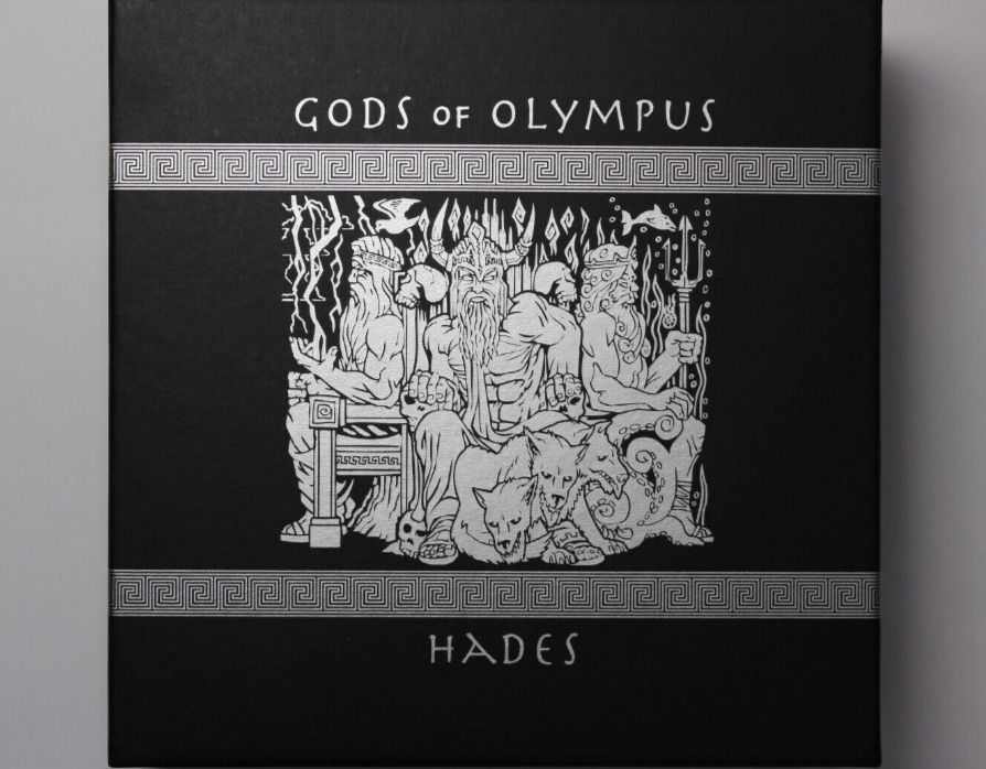 HADES Gods of Olympus High Relief 2 Oz Silver Coin 2$ Tuvalu 2014 ...