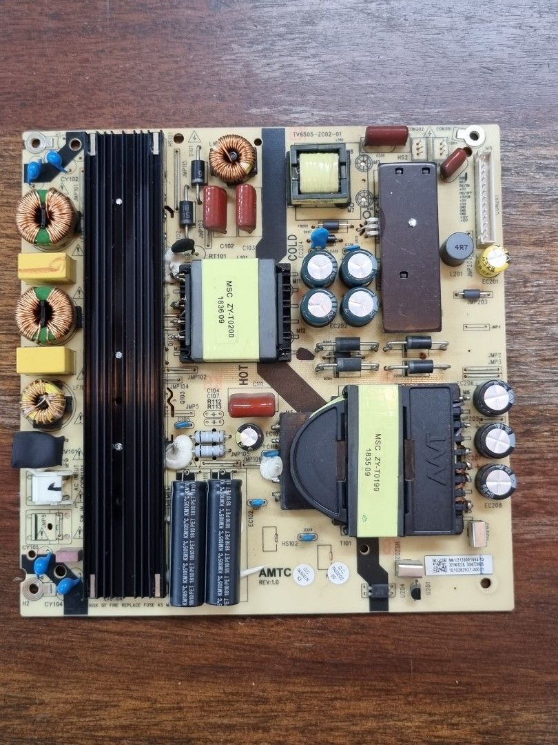 HAIER LE65K6500UA POWERBOARD, TV & Home Appliances, TV & Entertainment, TV Parts & Accessories ...