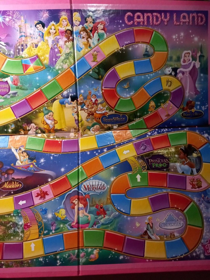 Hasbro Disney Princess Candy Land Board Game, Hobbies & Toys, Toys ...