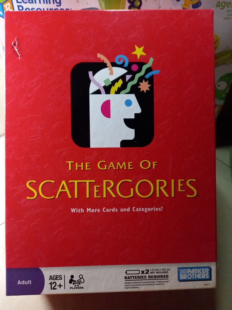 Hasbro The Game of Scattergories Board Game on Carousell