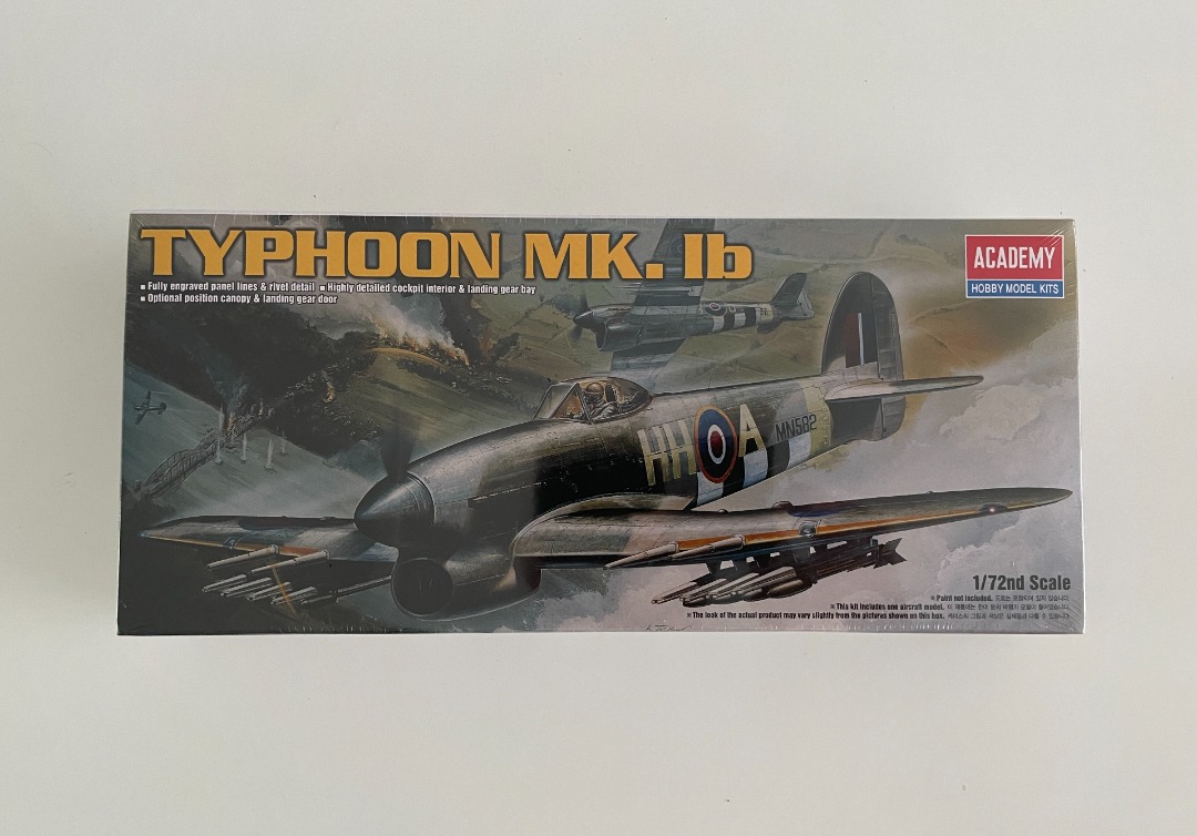 Hawker Typhoon Mk.IB Model Kit, #1664, Hobbies & Toys, Toys & Games on ...