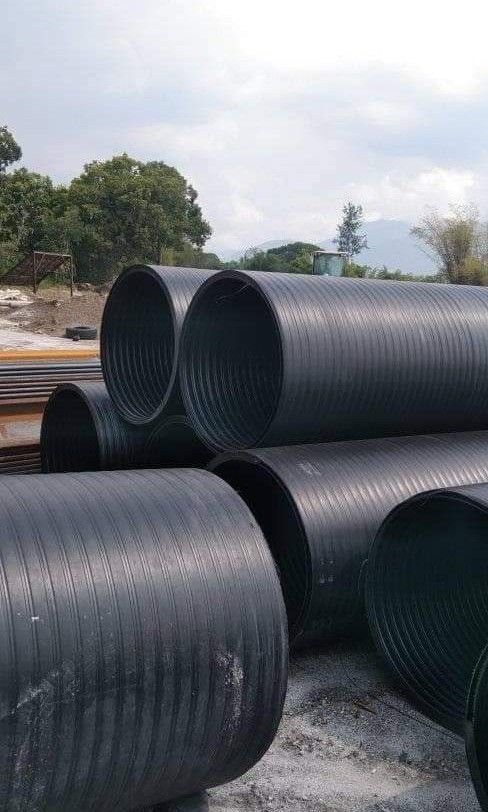 Hdpe Spiral Pipes Corrugated, Commercial & Industrial, Construction ...