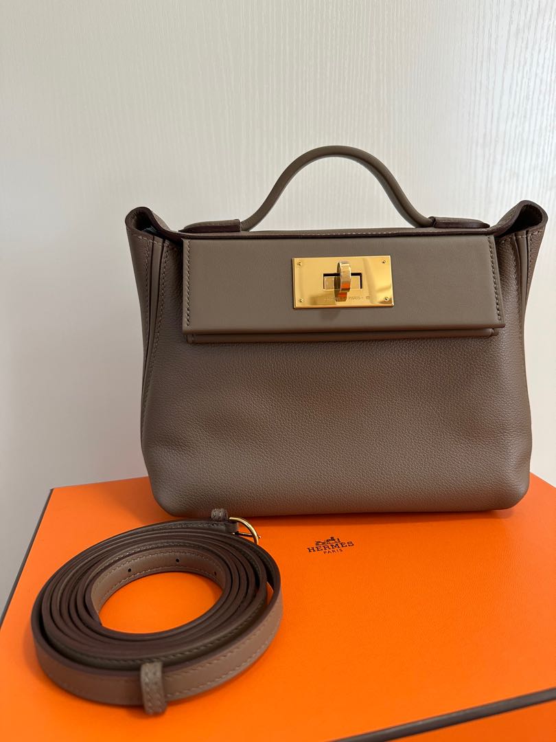 Hermes mini 2424, 名牌, 手袋及銀包 - Carousell