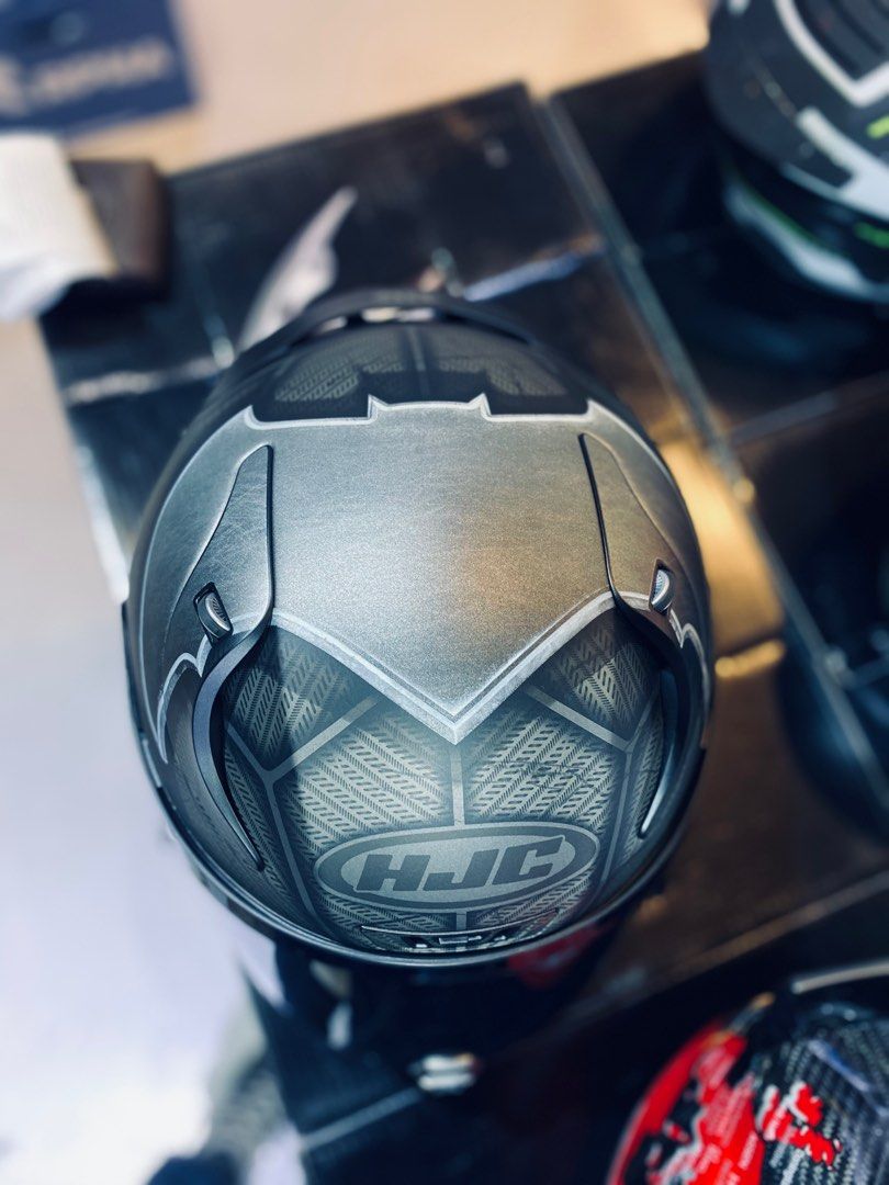 HJC Rpha 11 carbon Batman, Motorcycles, Motorcycle Apparel on Carousell