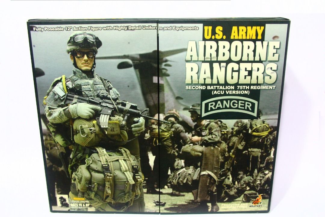 HOT TOYS US Army Airborne Rangers Second Battalion 75th Regiment (ACU ...