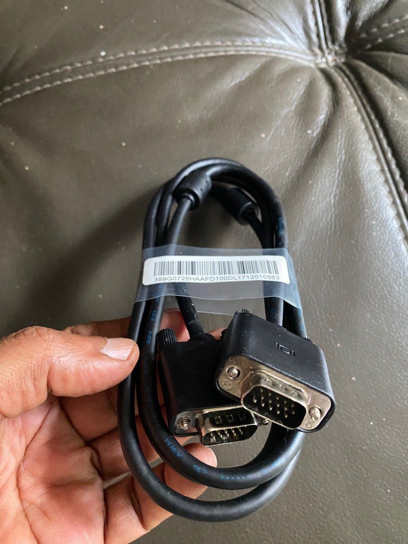 HP Original VGA cable, Computers & Tech, Desktops on Carousell