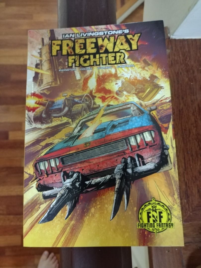 Ian LivingStone FreeWay Fighter Comic, Hobbies & Toys, Books ...