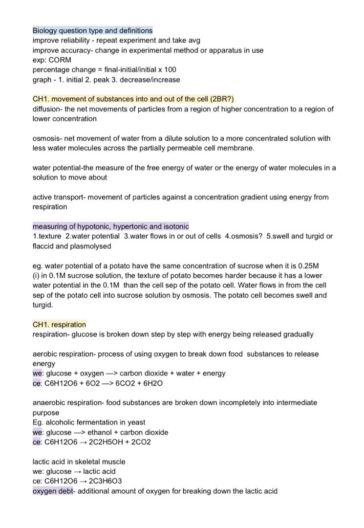 edexcel IGCSE biology all chapters notes and question types, 興趣及遊戲, 書本 ...