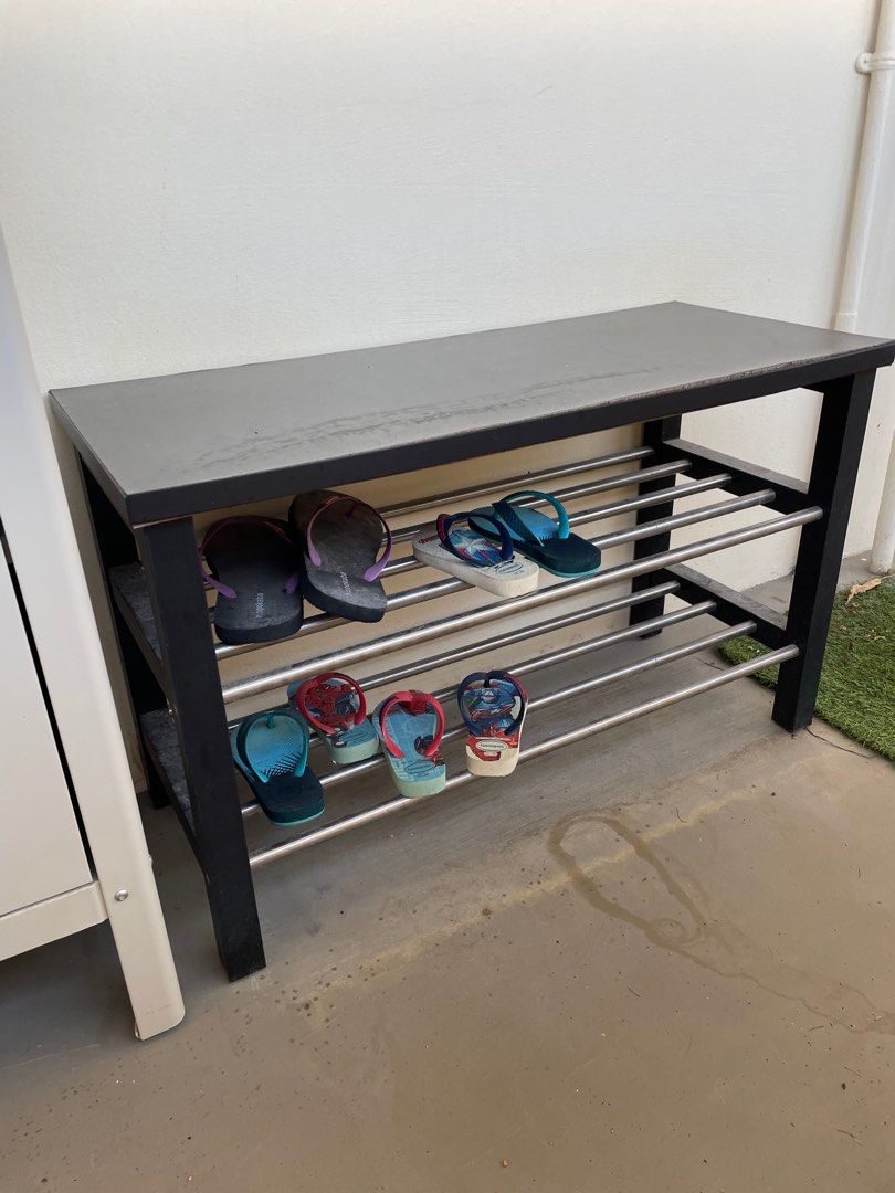 IKEA shoe rack, Furniture & Home Living, Furniture, Shelves, Cabinets ...