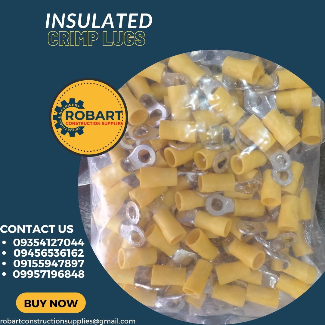 Insulated Crimp Lugs, Commercial & Industrial, Construction Tools ...