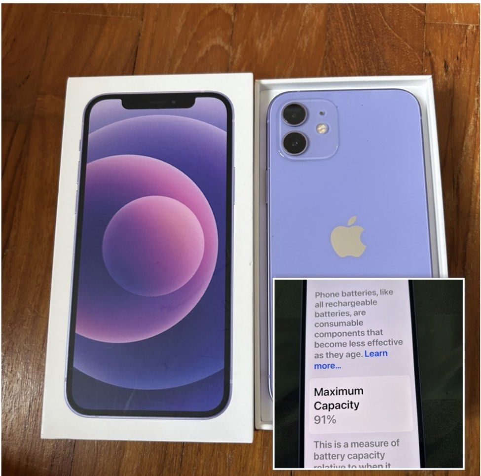 Purple iPhone 12 128GB, Mobile Phones & Gadgets, Mobile Phones, iPhone ...