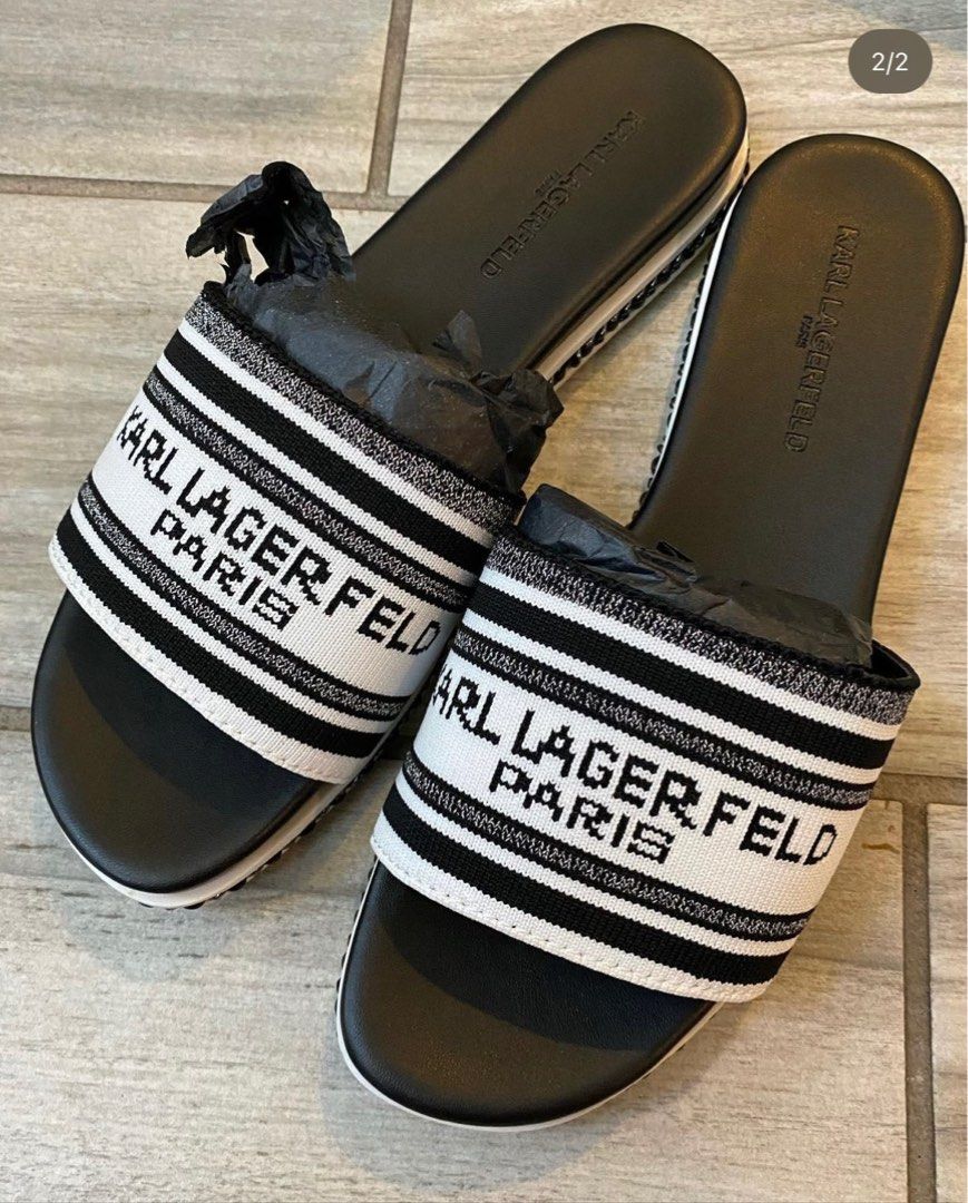 Karl Lagerfeld Slides Sandals on Carousell