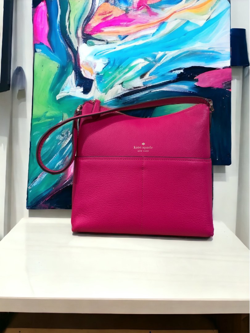 Kate Spade Bailey Shoulder Bag Fuchsia Pink on Carousell
