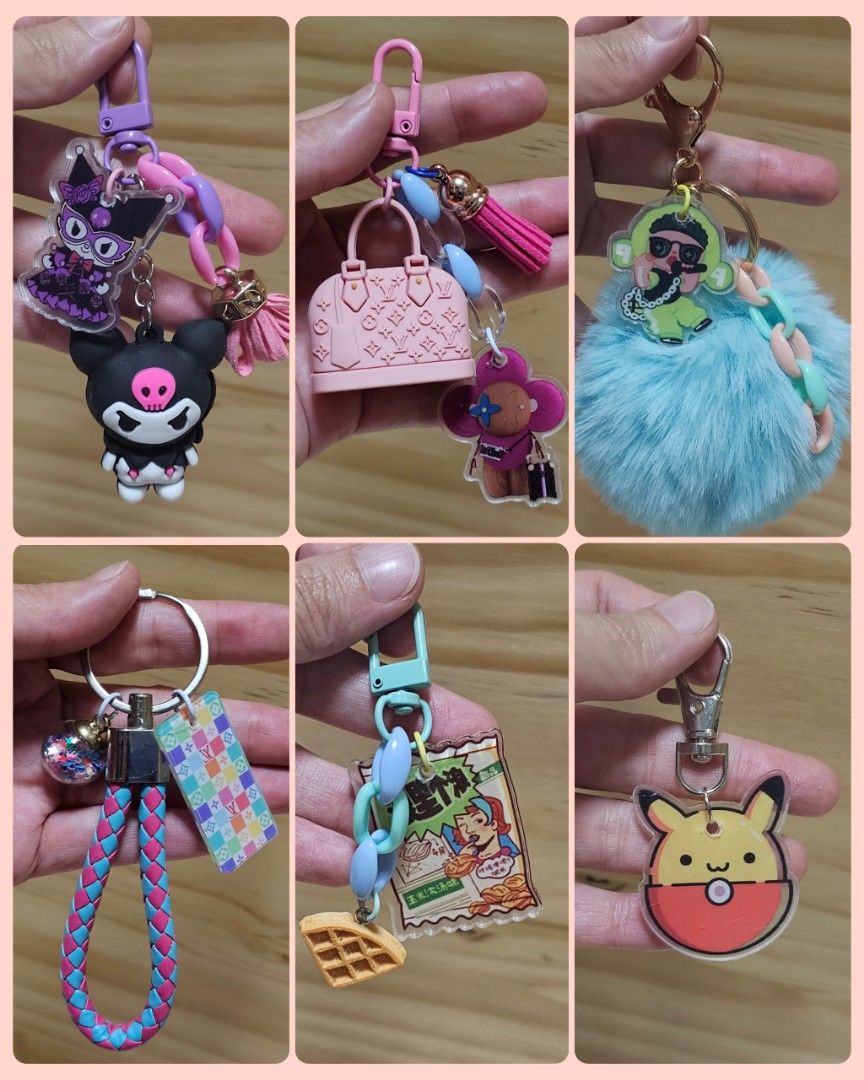 Keychain Arcylic Charm DIY Customise Sanrio Popmart Sailormoon BTS BT21 ...