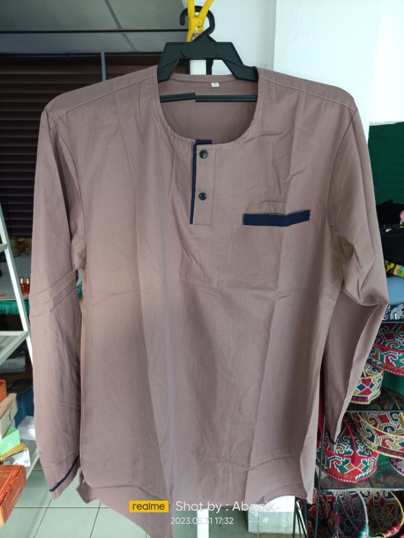 Kurta Moden Teluk Belanga / Johor, Men's Fashion, Muslim Wear, Tops on ...
