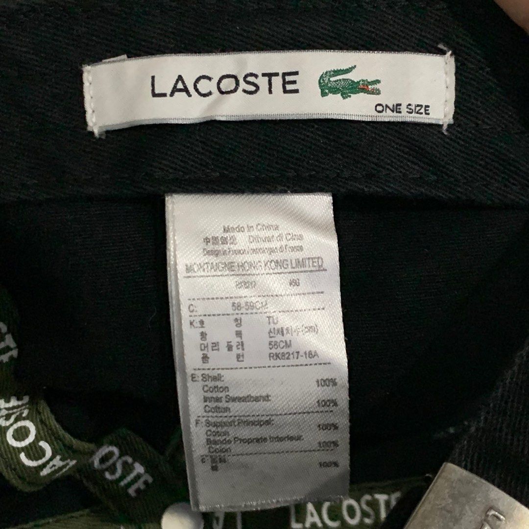 LACOSTE BIG LOGO CAP on Carousell