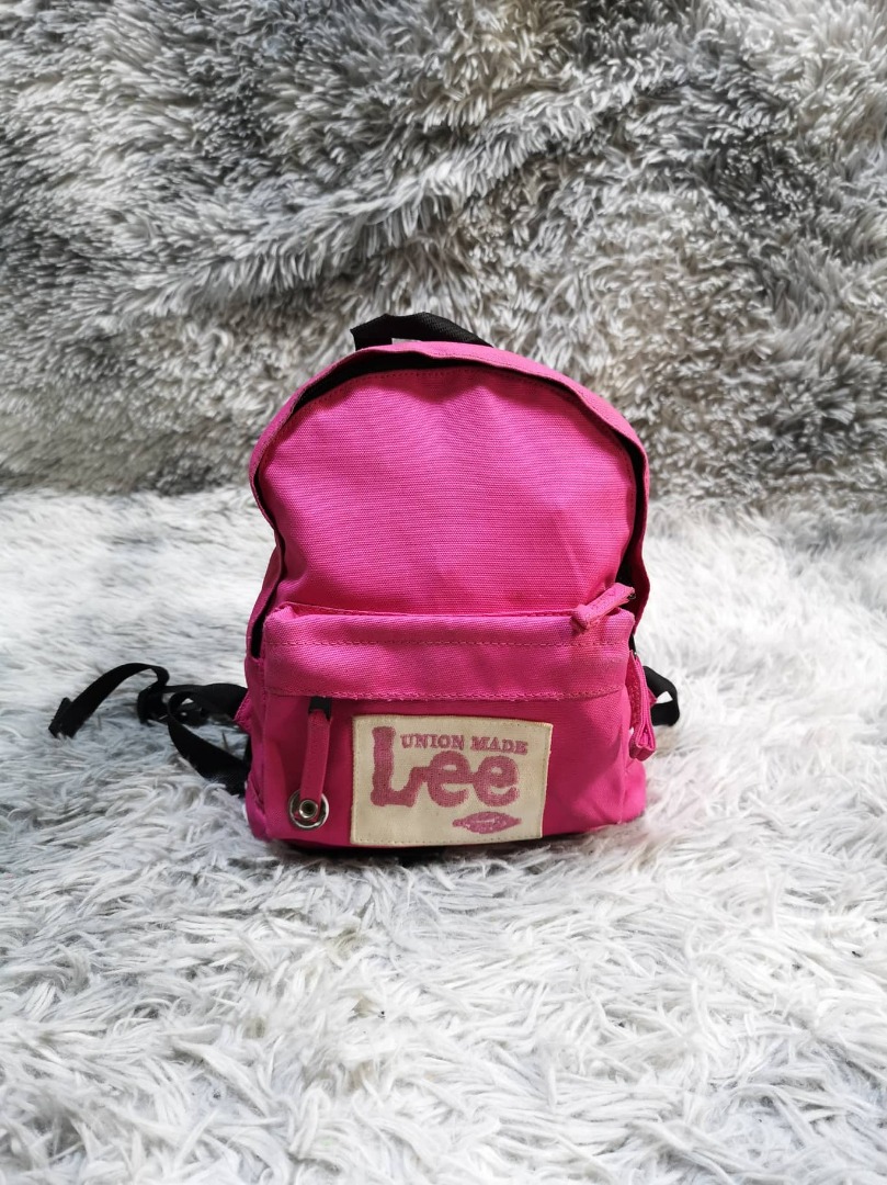 Lee Hot Pink Backpack on Carousell