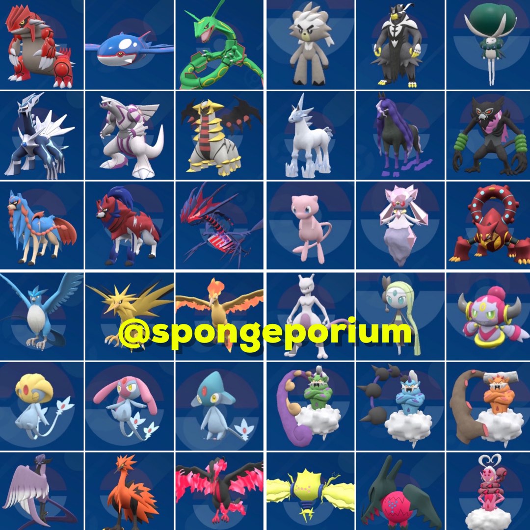 Legendary & Mythical Pokemon (Scarlet & Violet) (Nintendo Switch ...
