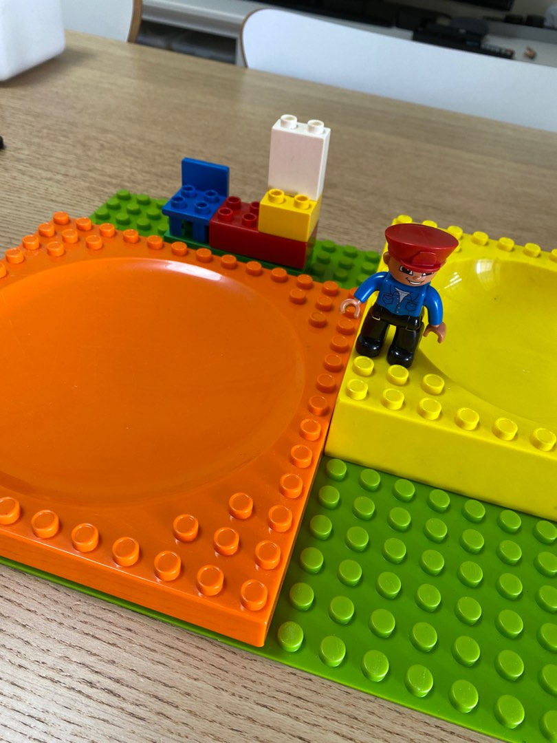 Lego Duplo Plate Set , Feeding Set, Toodler Plate, Babies & Kids ...