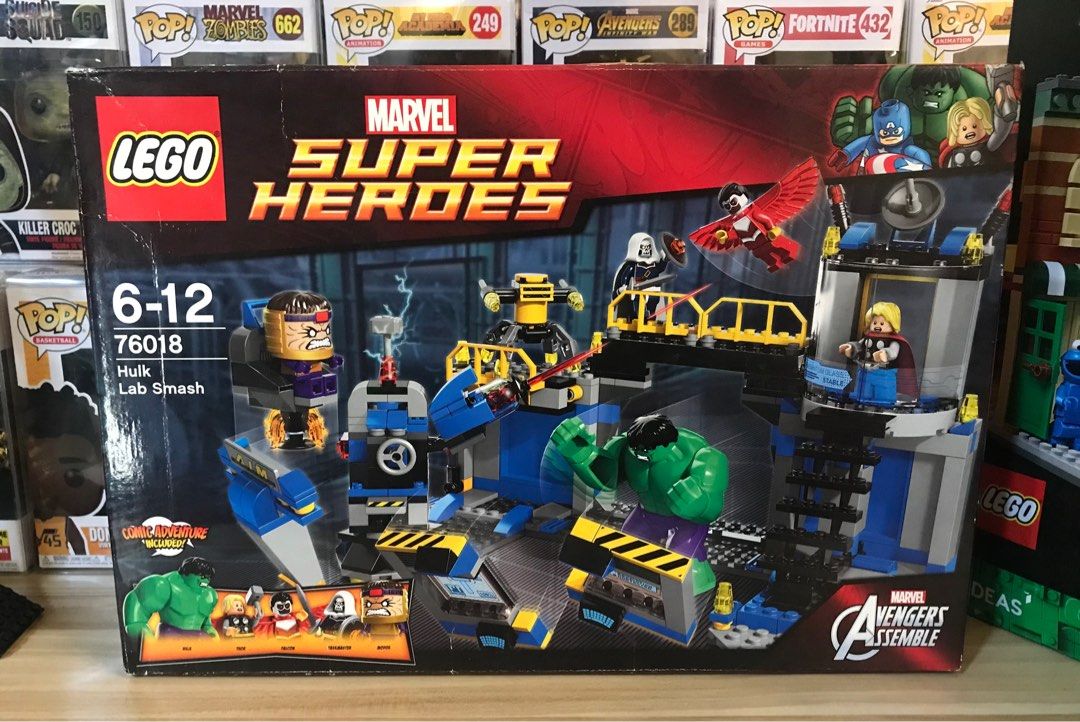 LEGO MARVEL : 76018 Hulk Lab Smash on Carousell