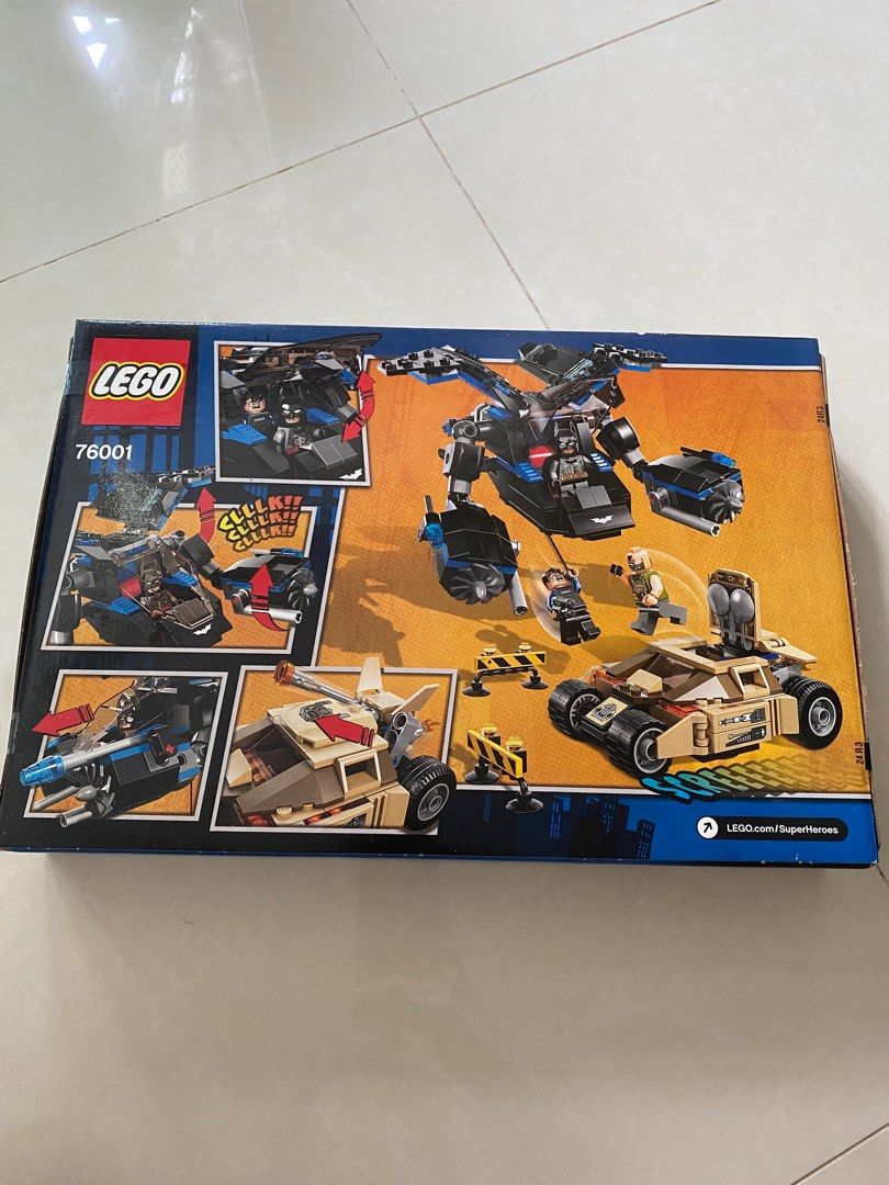 LEGO SUPERHEROES 76001 The Bat vs Bane Tumbler Chase, Hobbies & Toys, Toys & Games on Carousell