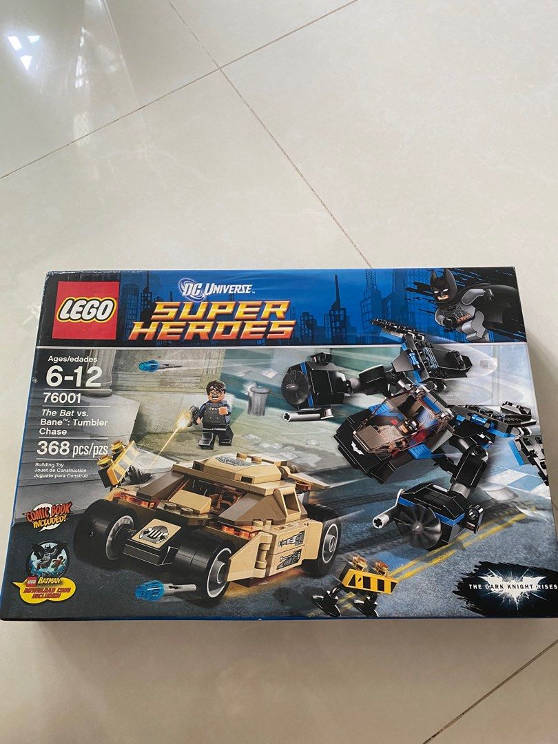 LEGO SUPERHEROES 76001 The Bat vs Bane Tumbler Chase, Hobbies & Toys, Toys & Games on Carousell