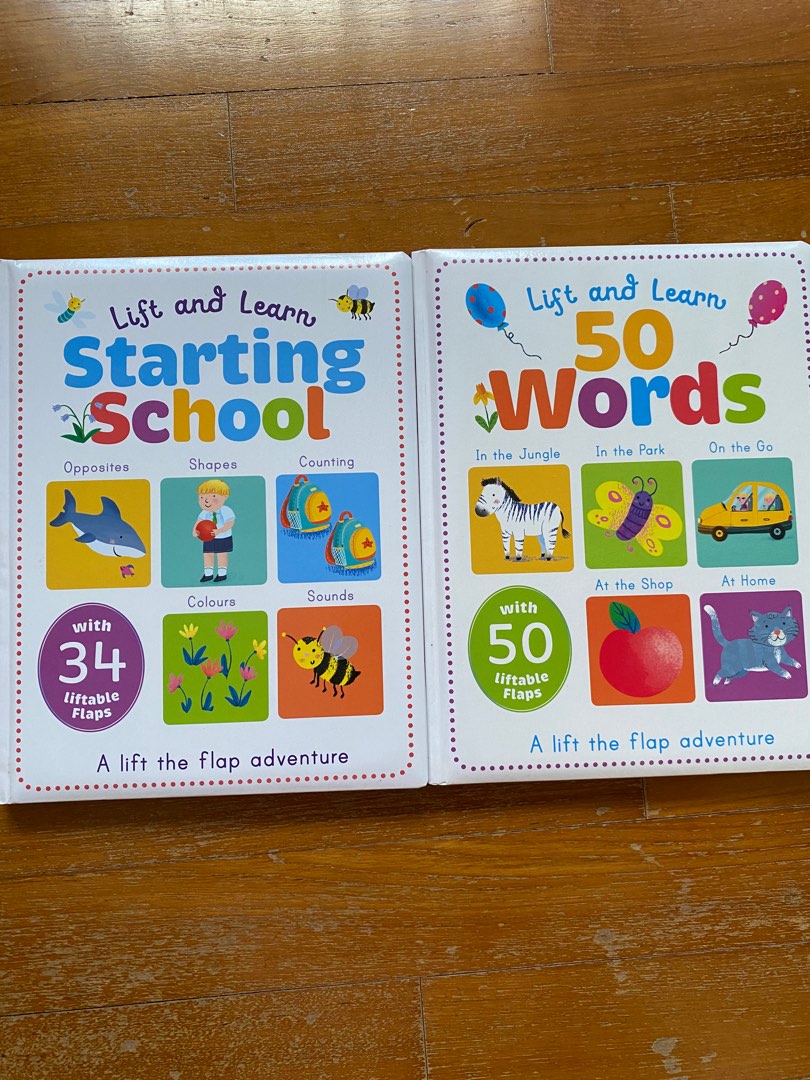 Lift and Learn 50 words and Starting School, Hobbies & Toys, Books ...