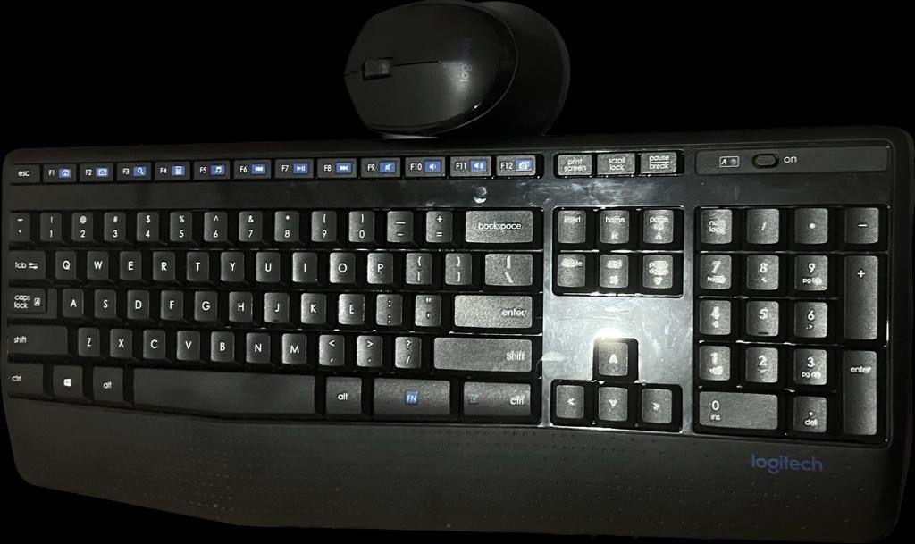 Logitech MK345 wireless keyboard mouse ergonomic waterproof mute ...