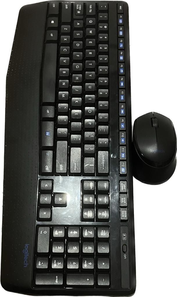 Logitech MK345 wireless keyboard mouse ergonomic waterproof mute keyboard and mouse combination ...