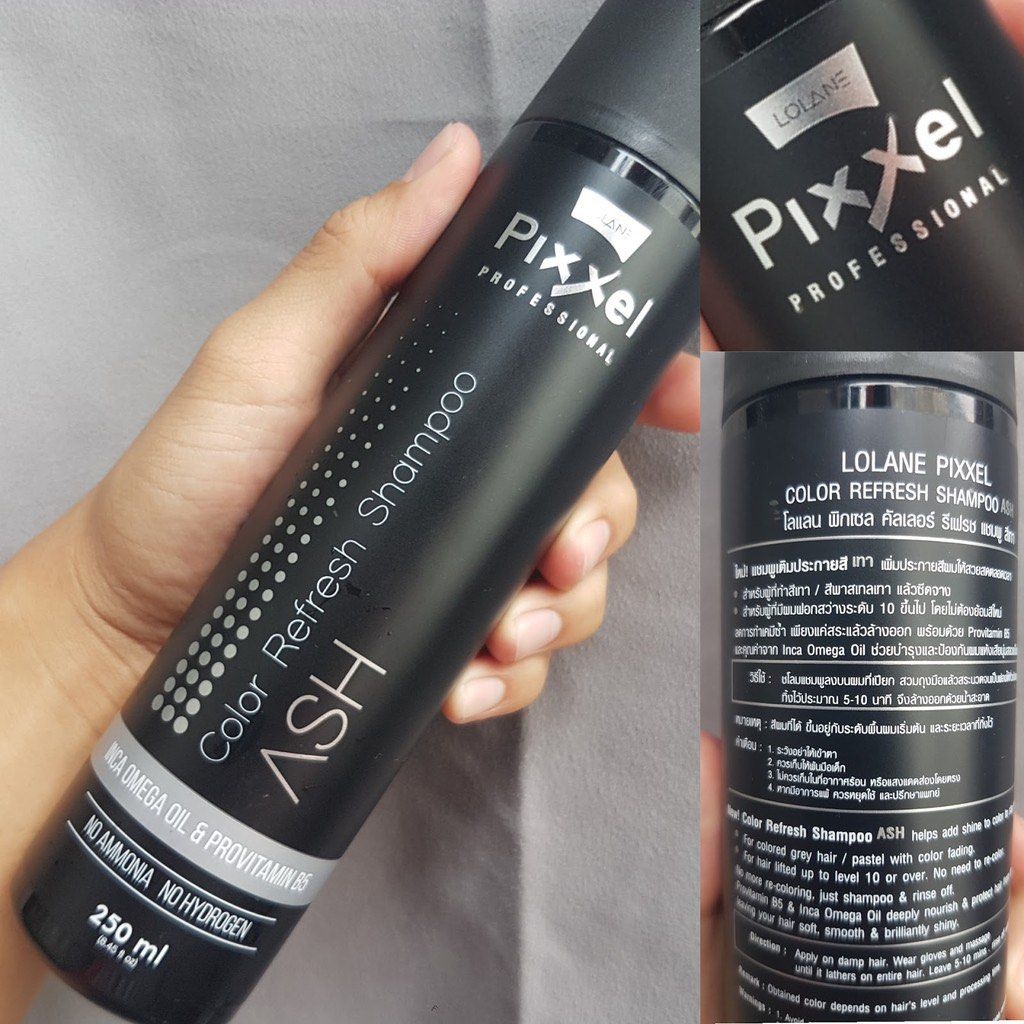 Lolane pixxel color refresh shampoo (ash), Beauty & Personal Care, Hair ...