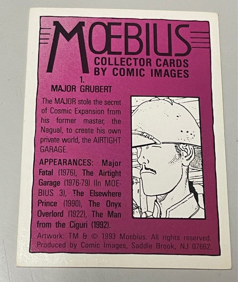 LOT OF 67 VINTAGE MOEBIUS ART CARDS, Hobbies & Toys, Memorabilia ...