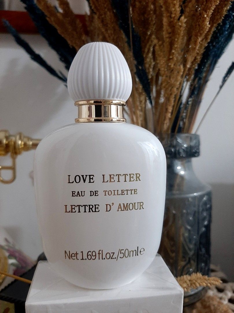 LOVE LETTER EAU DE TOILETTE, LETTRE DE AMOUR 50ml, Beauty & Personal ...