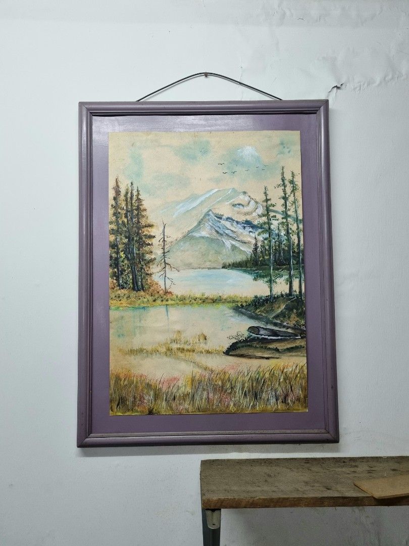 Lukisan pemandangan & Frame, Desain & Kerajinan Tangan, Karya Seni di ...