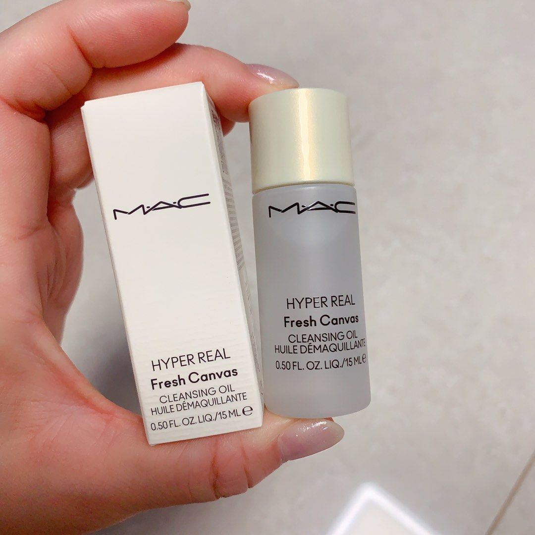 MAC Hyper Real Fresh Canvas cleansing oil 15ml, Beauty & Personal Care ...