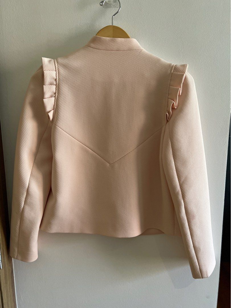 Maje baby pink jacket, Women's Fashion, Coats, Jackets and Outerwear on ...