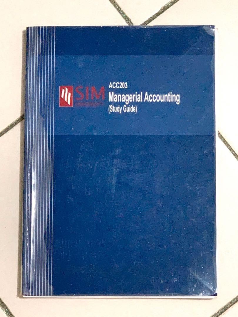 Managerial Accounting (Study Guide) Professional, Hobbies & Toys, Books ... Managerial Accounting (Study Guide) Professional, Hobbies & Toys, Books ...