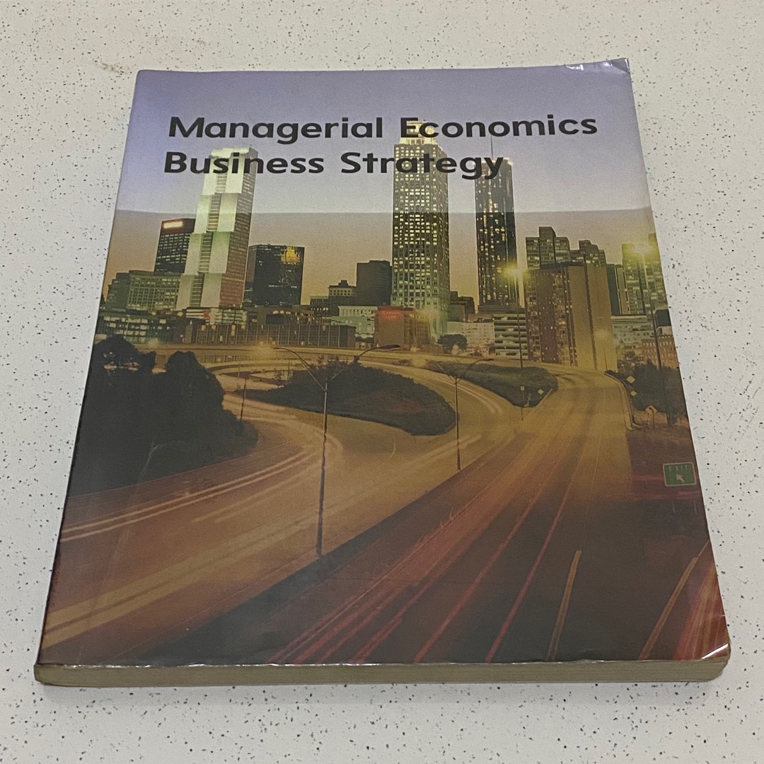 managerial economics business strategy textbook, Hobbies & Toys, Books ...