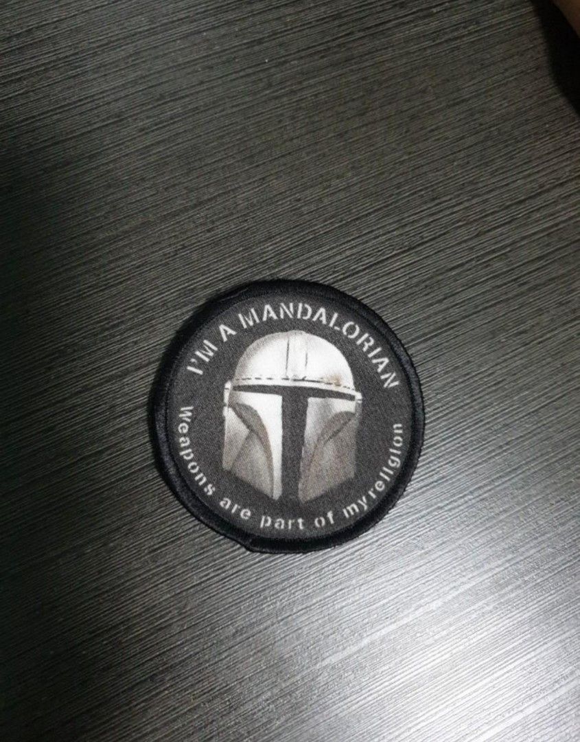 Mandalorian Star Wars Bounty Hunter Morale Patch, Hobbies & Toys ...