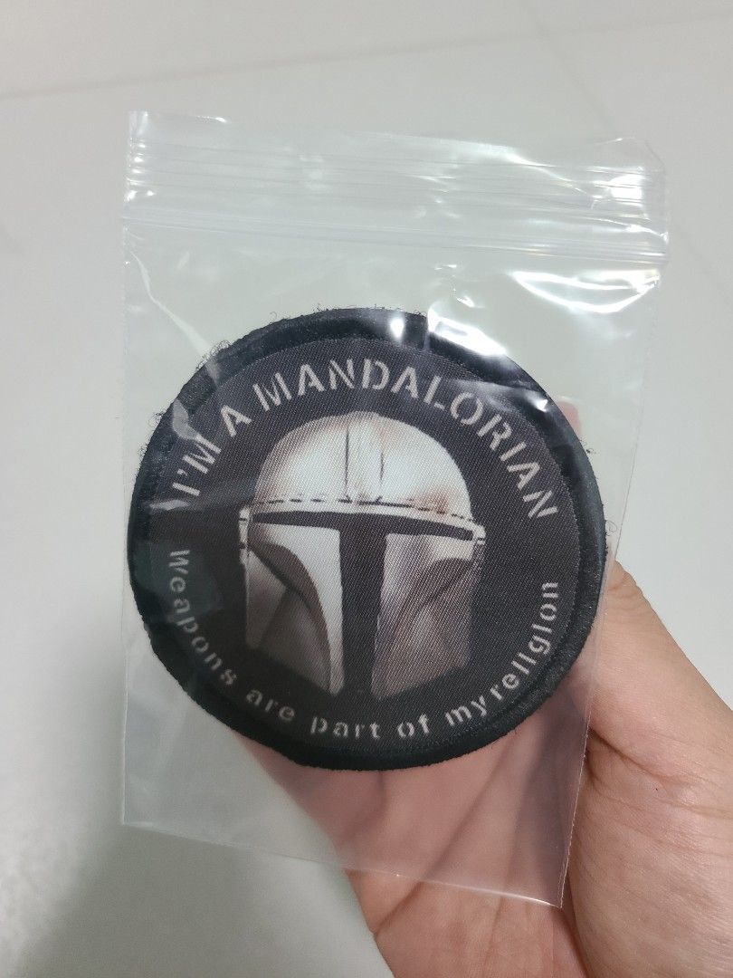 Mandalorian Star Wars Bounty Hunter Morale Patch, Hobbies & Toys ...