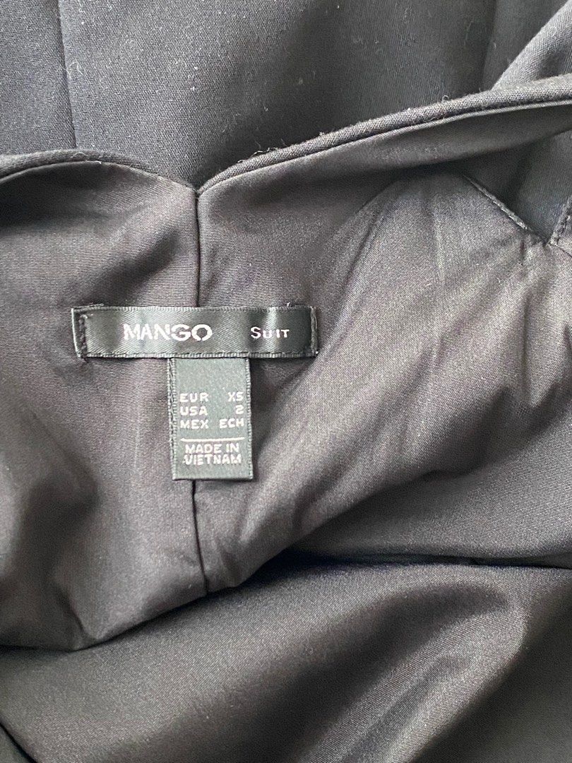 Mango (MNG) Black Suit Dress, Women's Fashion, Dresses & Sets, Dresses ...